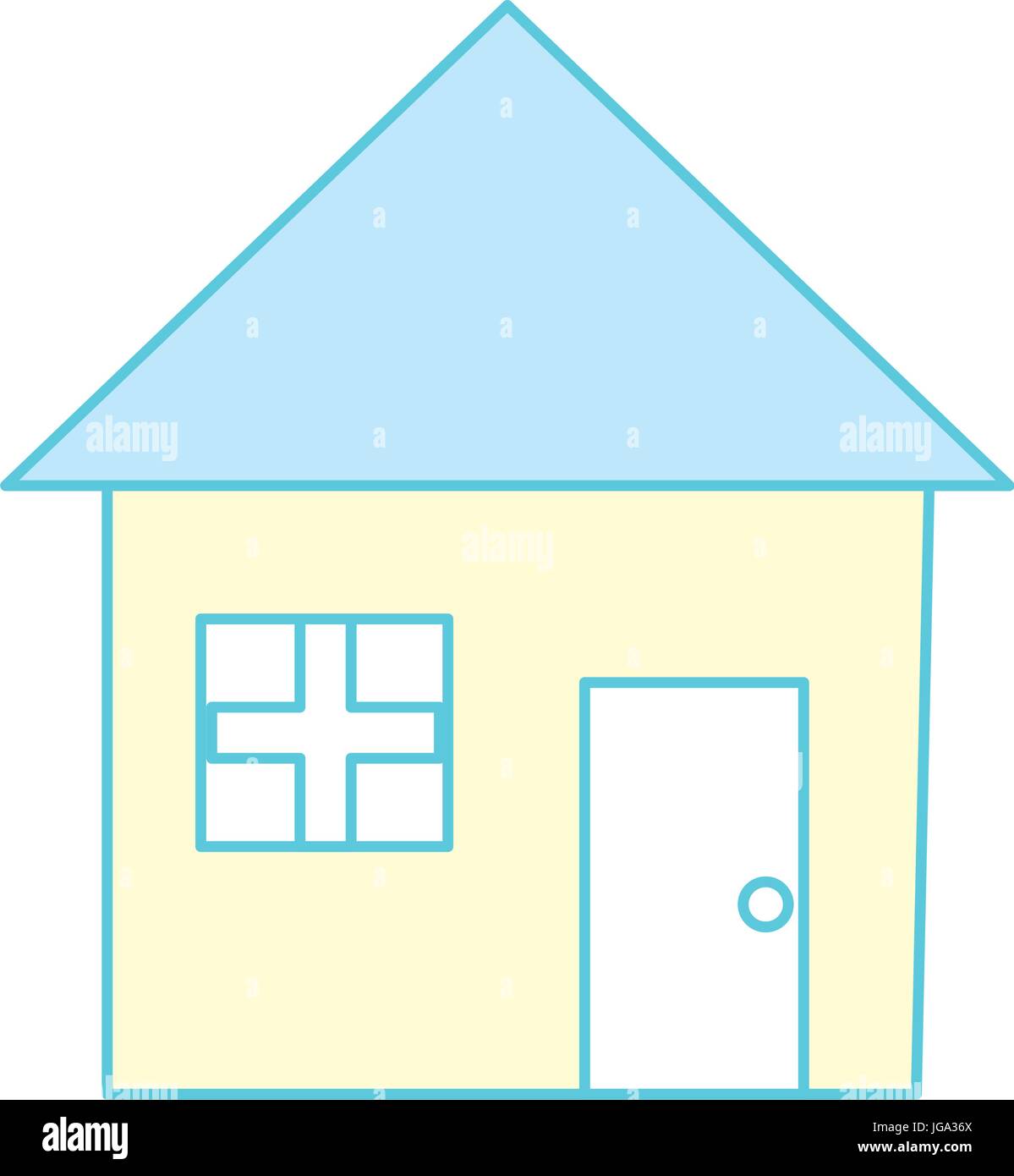 nice house with architecture design icon Stock Vector Image & Art - Alamy