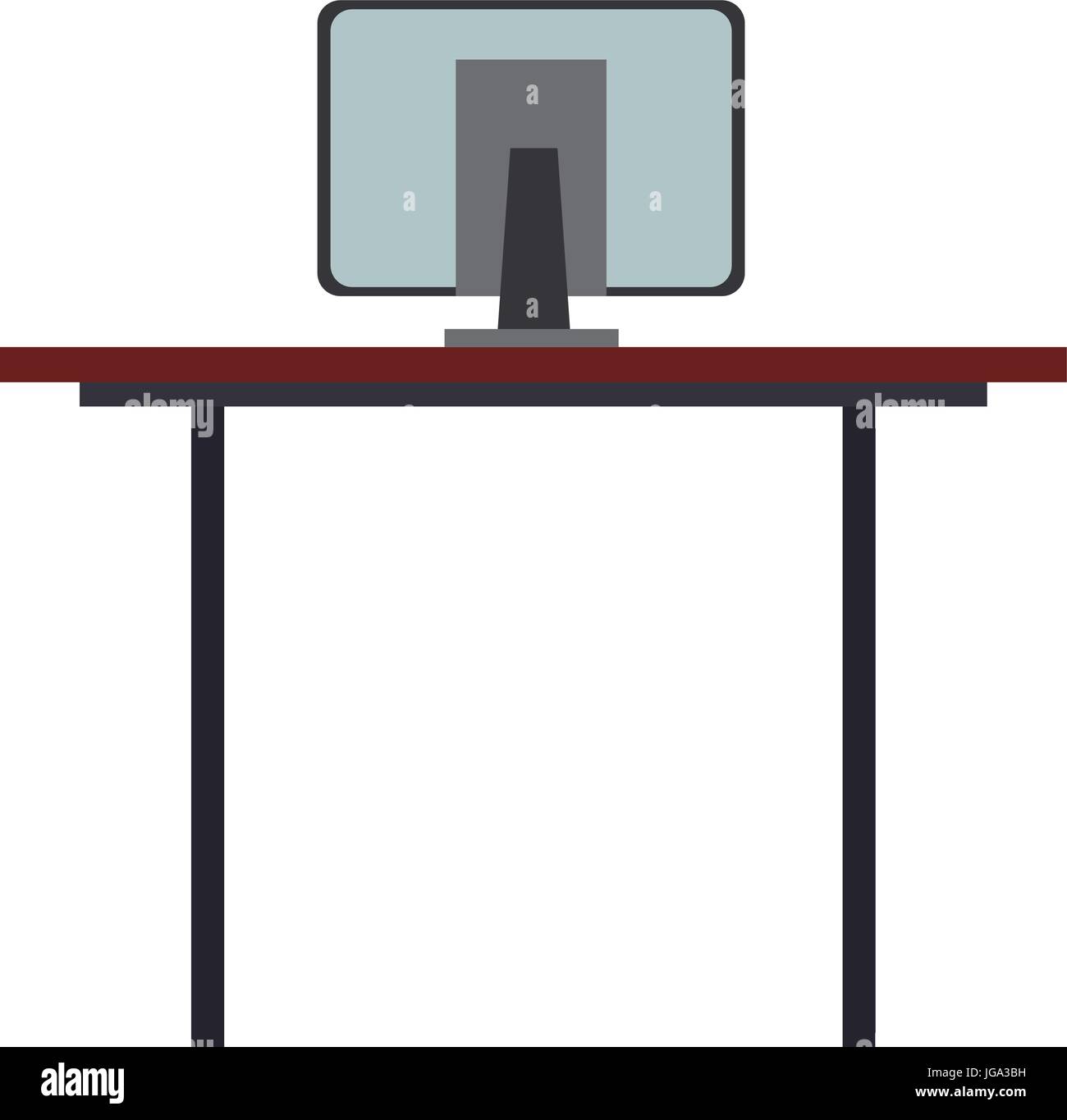 Business hall top view Stock Vector Images - Alamy