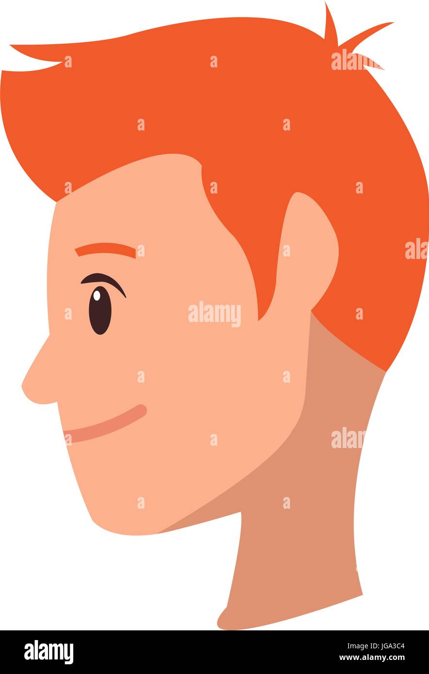 profile young man cartoon people image Stock Vector Image & Art - Alamy