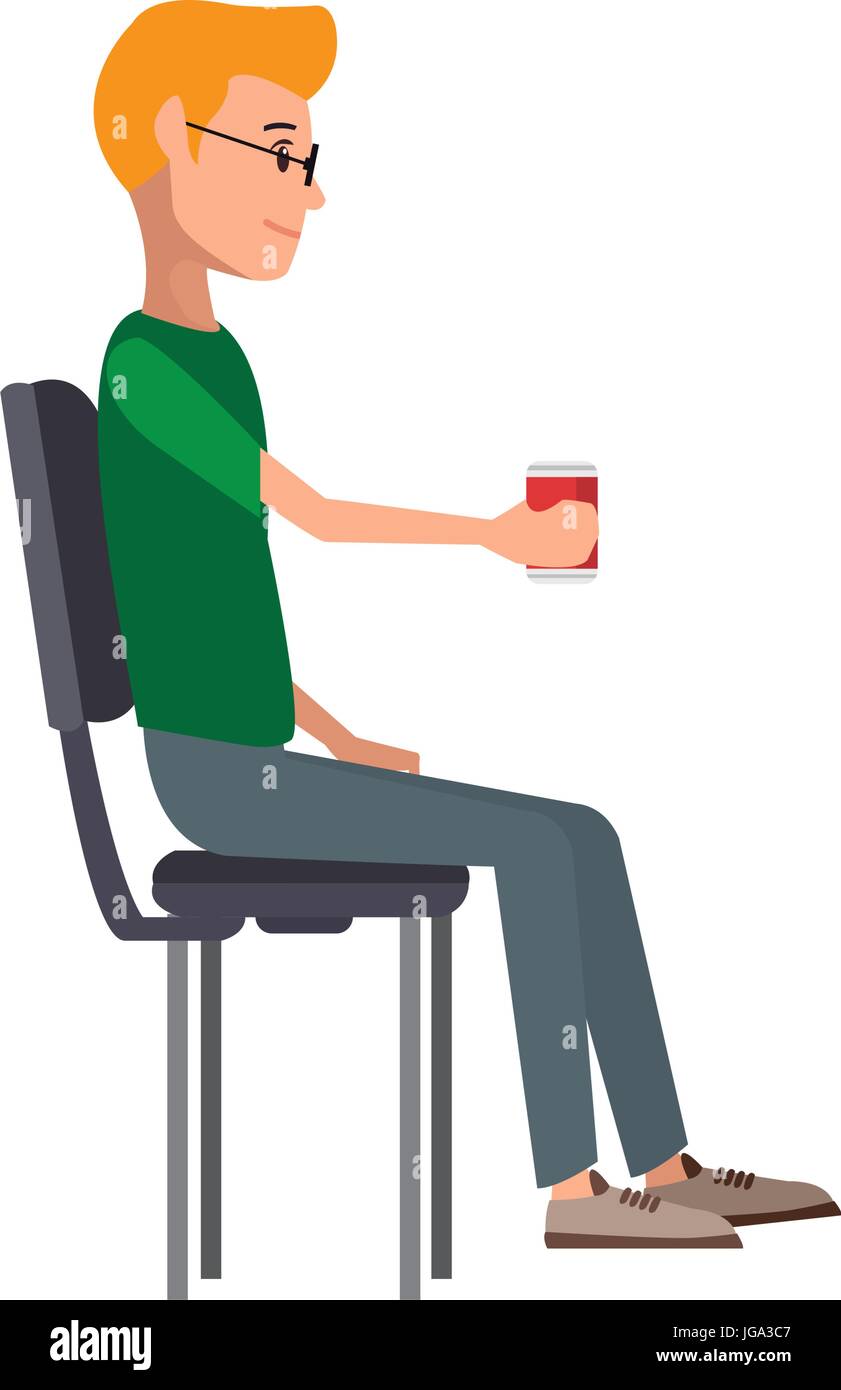 Smart young men in Stock Vector Images - Alamy