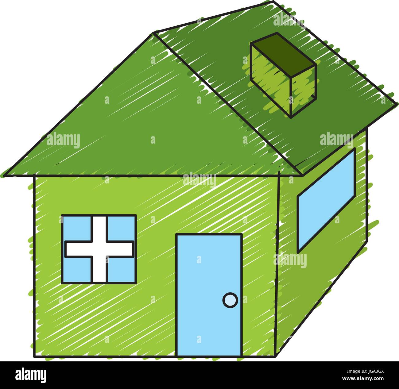 nice house with architecture design icon Stock Vector Image & Art - Alamy