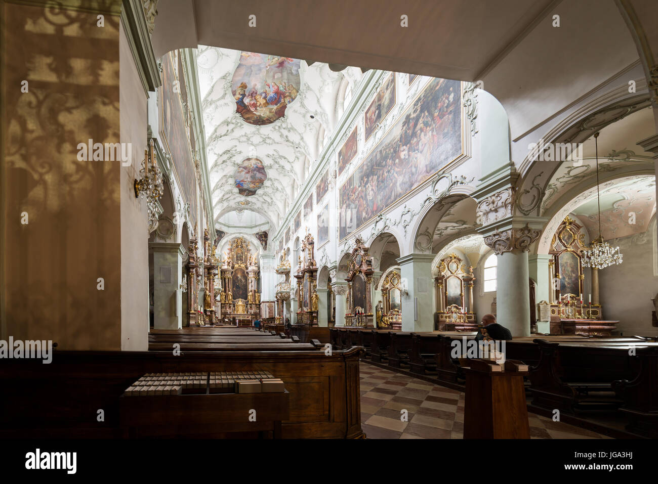 Visiting St Peter's Abbey in Salzburg, Austria Stock Photo - Alamy