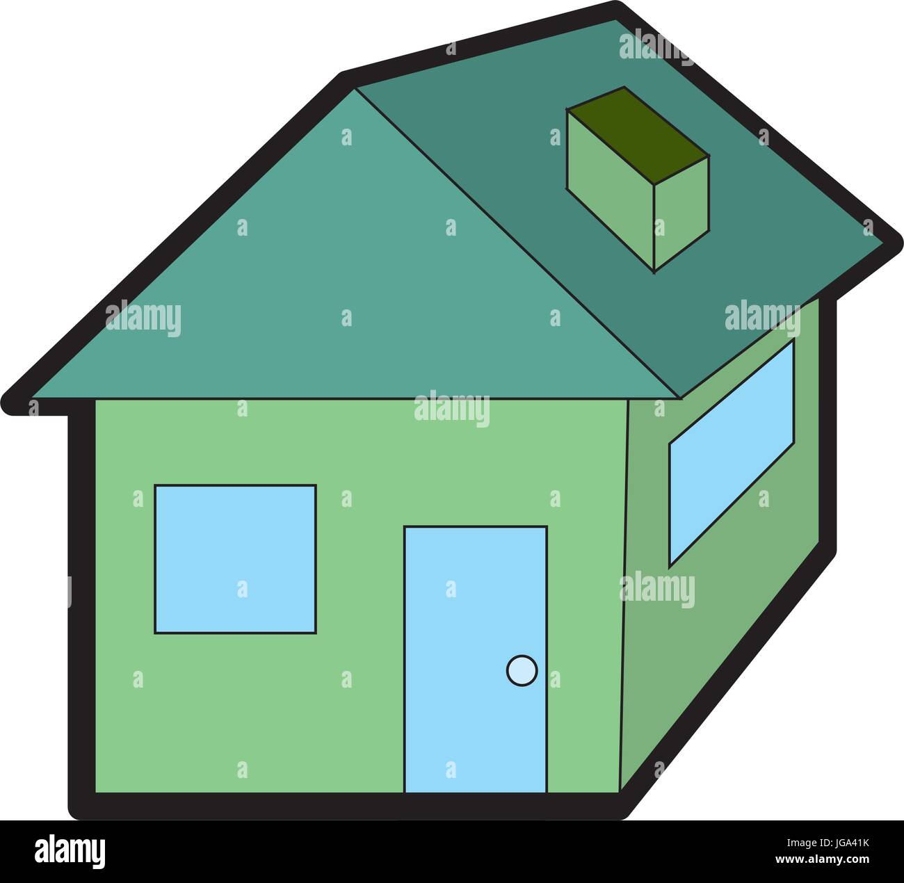 nice house with architecture design icon Stock Vector Image & Art - Alamy