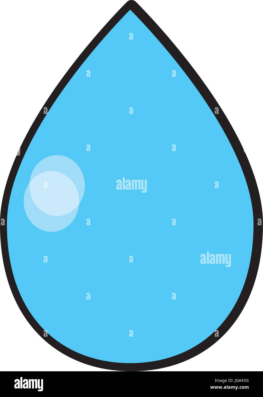 water drop symbol to environment care Stock Vector Image & Art - Alamy