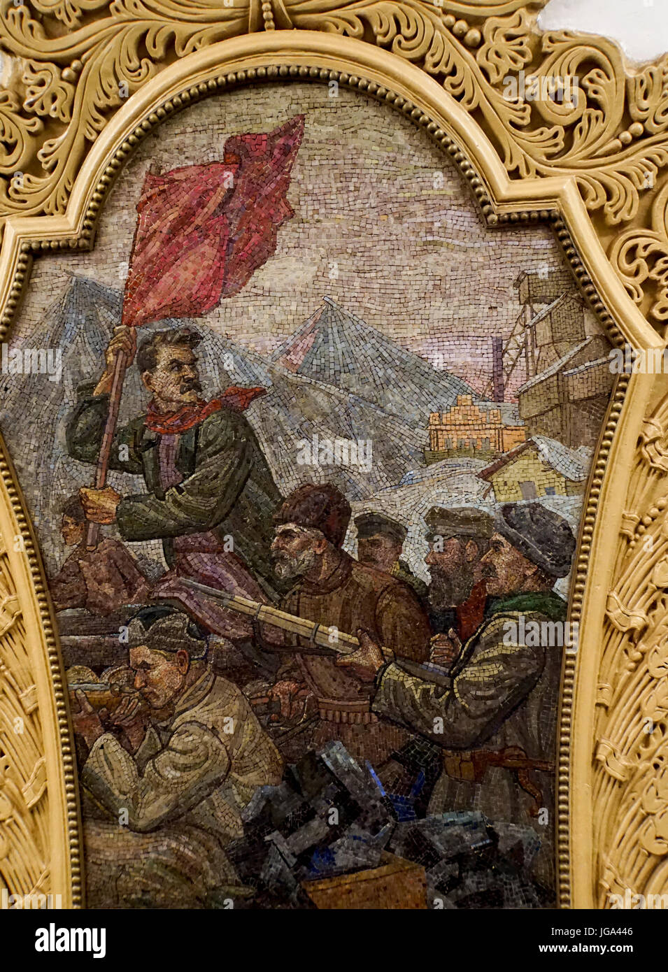 Russia moscow mural hi-res stock photography and images - Alamy