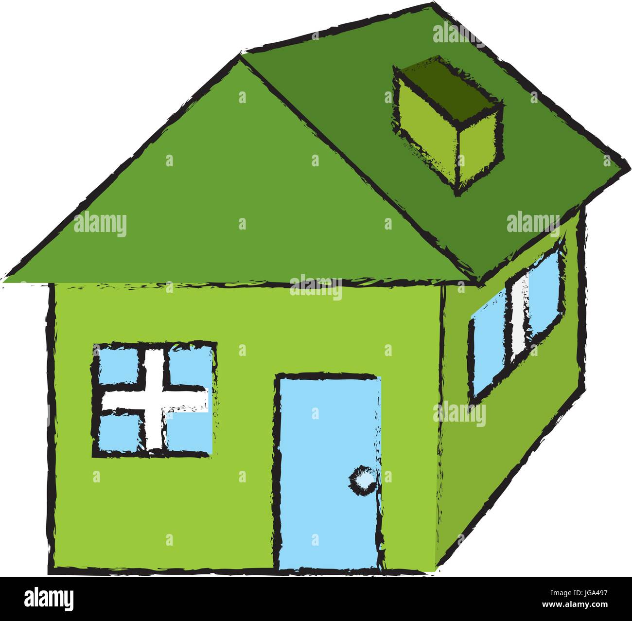 nice house with architecture design icon Stock Vector Image & Art - Alamy