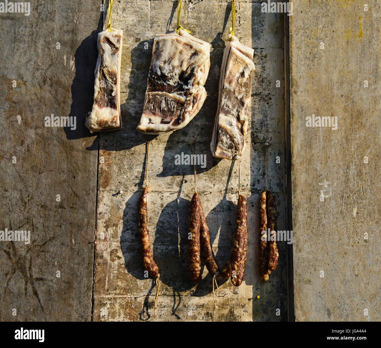 Meat drying hi-res stock photography and images - Alamy