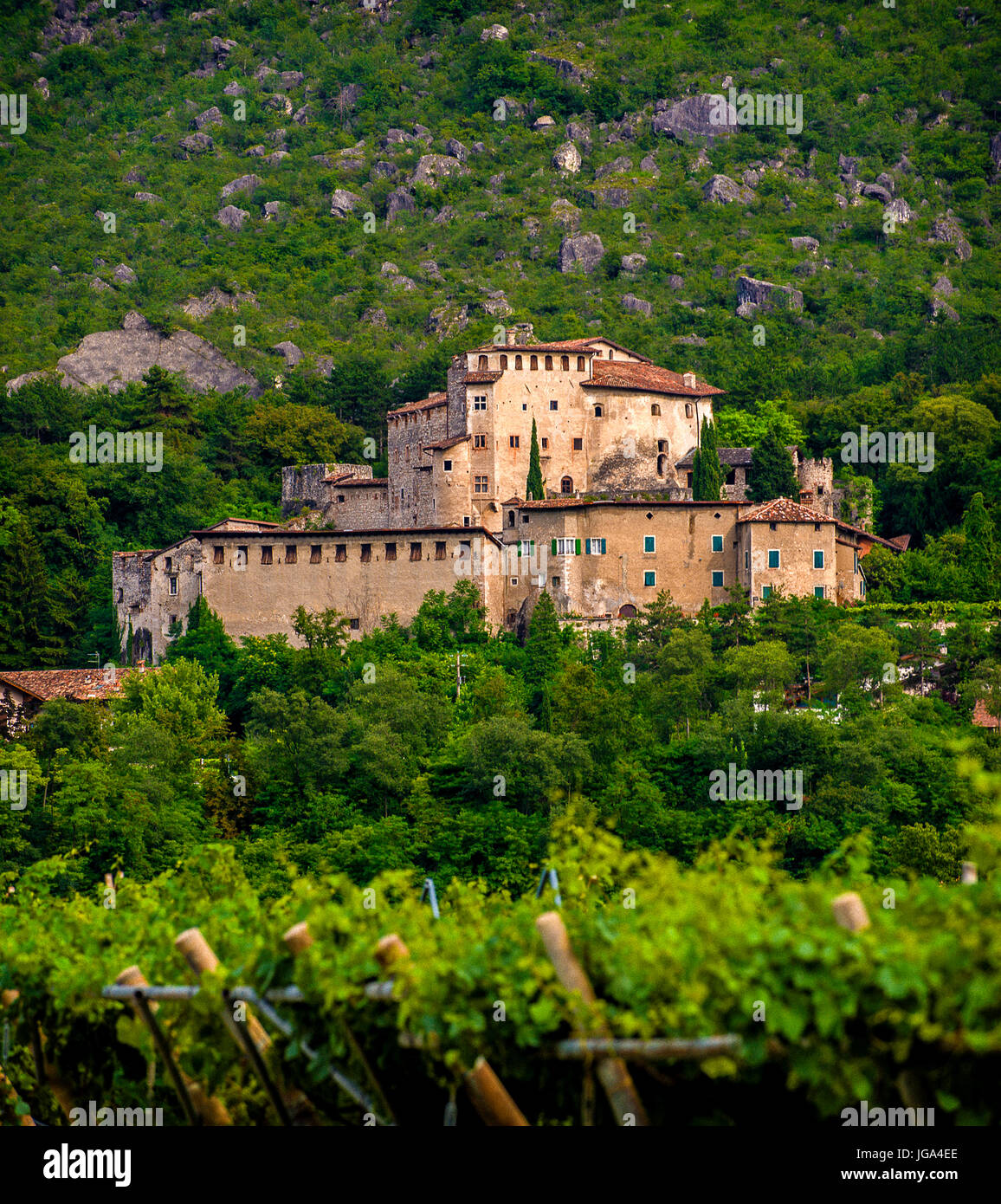 Italy Trentino Calliano Castel Pietra Stock Photo - Alamy