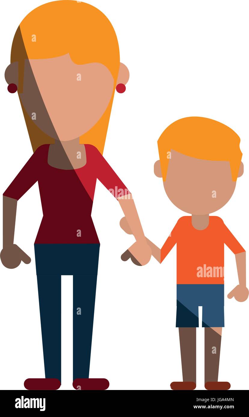 Mother son avatars hi-res stock photography and images - Alamy