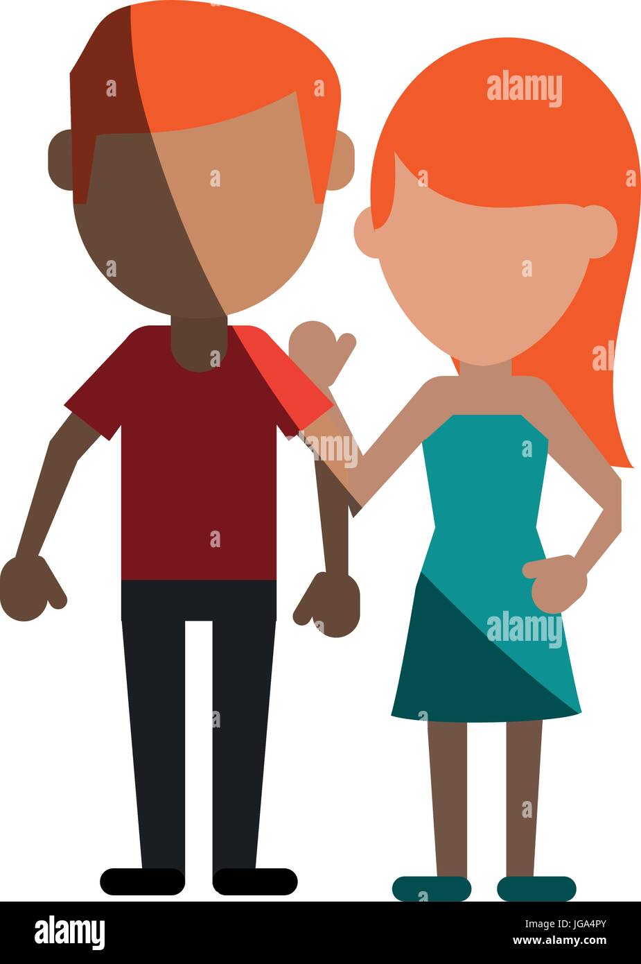 avatars of traditional couple icon image Stock Vector Image & Art - Alamy