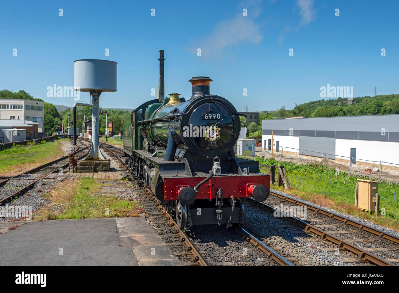 Great Western Railway (GWR) 6959 Class 4-6-0 steam locomotive at ...