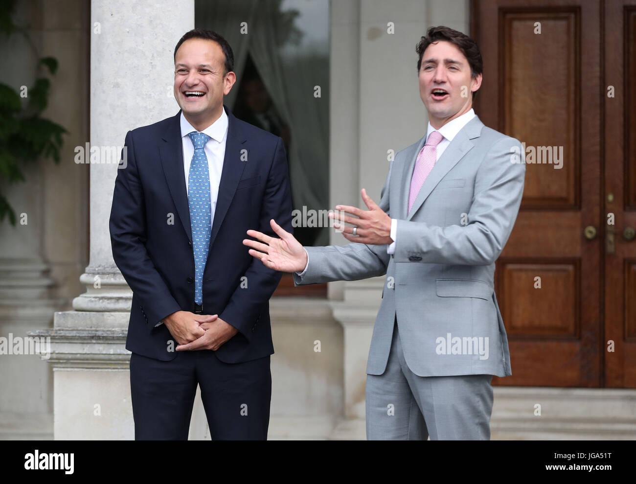 Canadian Prime Minister Justin Trudeau Farmleigh House High Resolution ...