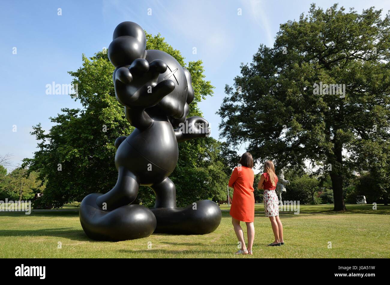 Kaws final days goes on display in Regent's Park, London ahead of the ...