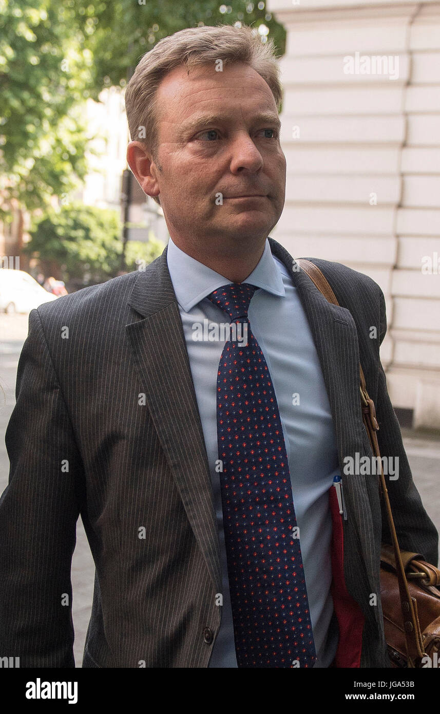 Conservative MP Craig Mackinlay arrives at Westminster Magistrates ...