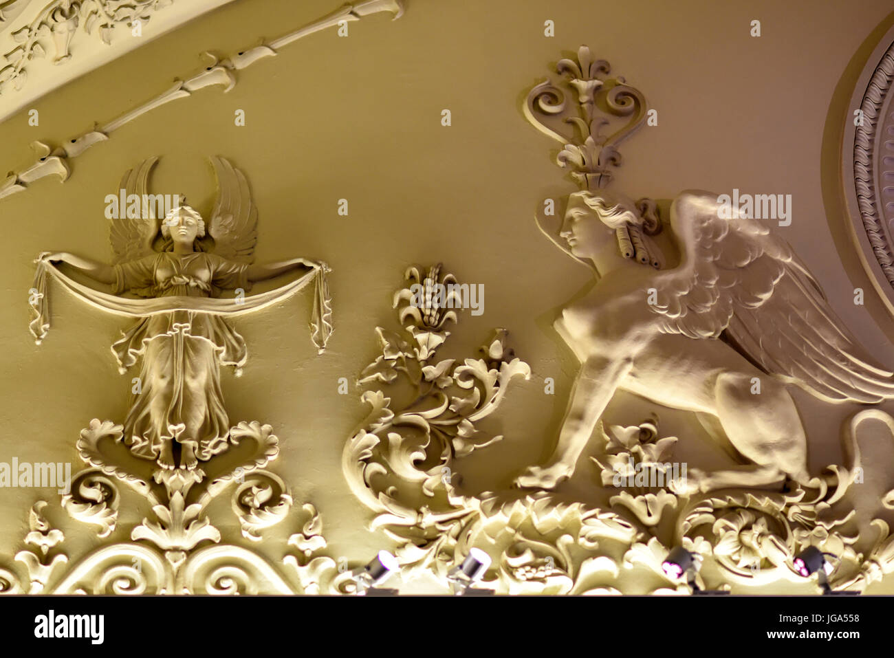 Saint Petersburg, Russia, October 4, 2016: Sculpture in Hermitage ...