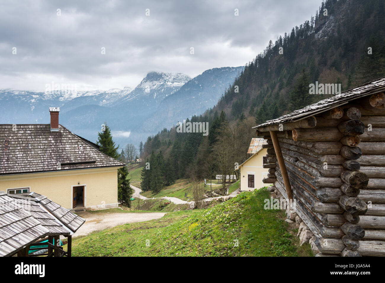 Visit to Salzwelten salt mines in Austria Stock Photo - Alamy