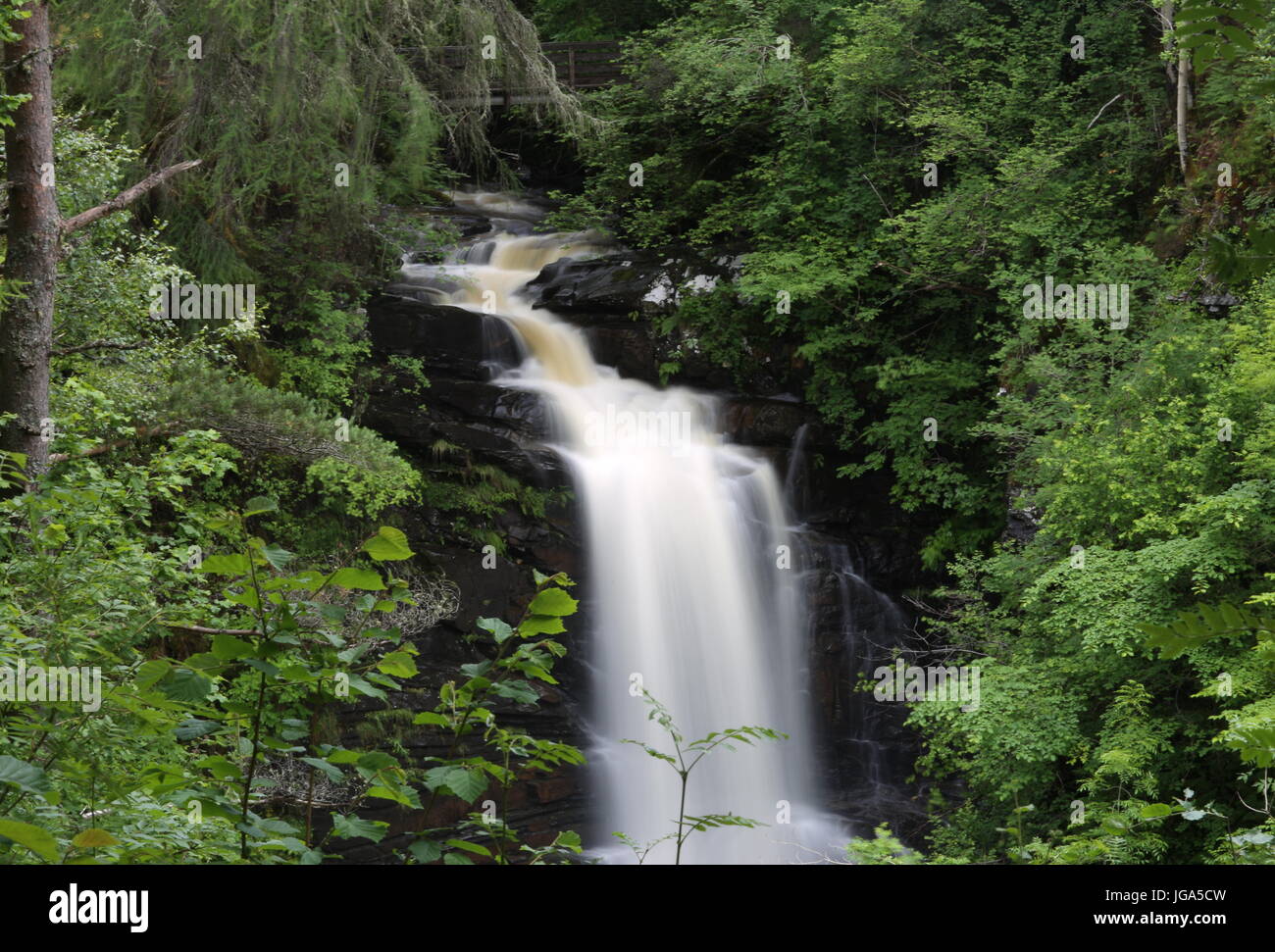 Scotland falls of moness hi-res stock photography and images - Alamy