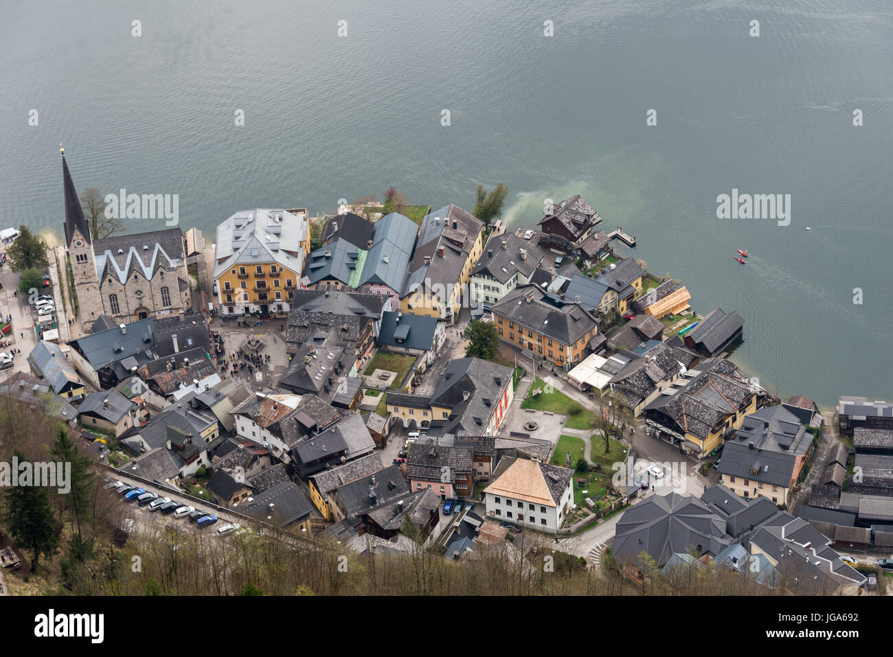 Visit to Salzwelten salt mines in Austria Stock Photo - Alamy