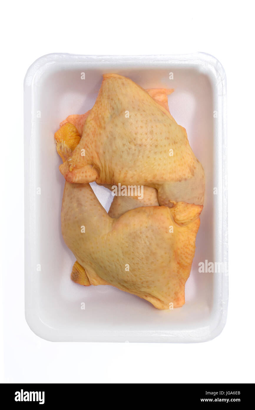 Plastic food tray from above Cut Out Stock Images & Pictures - Alamy