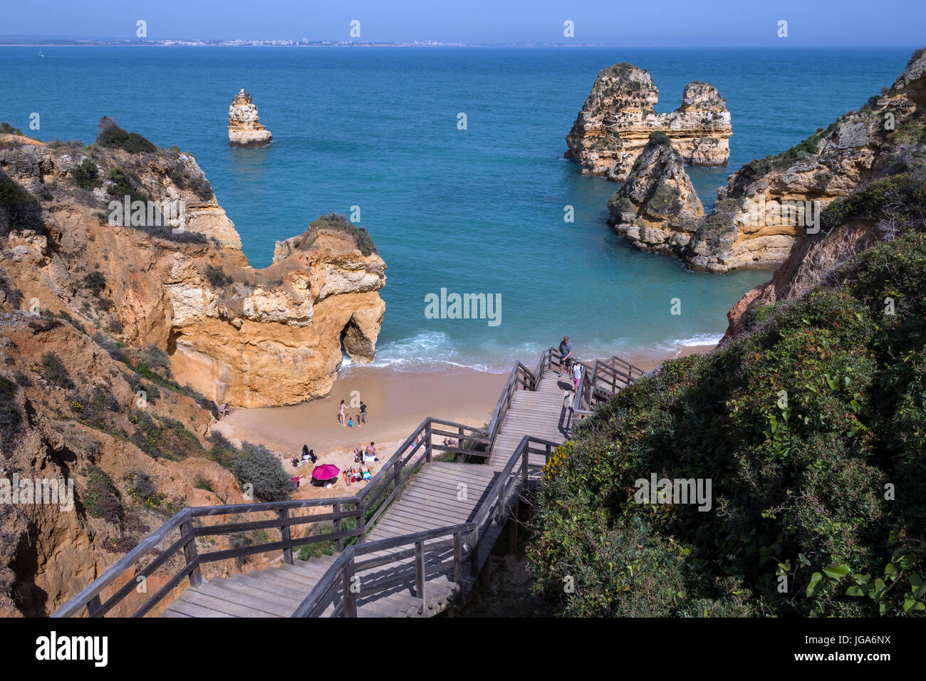 Steps camilo beach praia camilo hi-res stock photography and images - Alamy