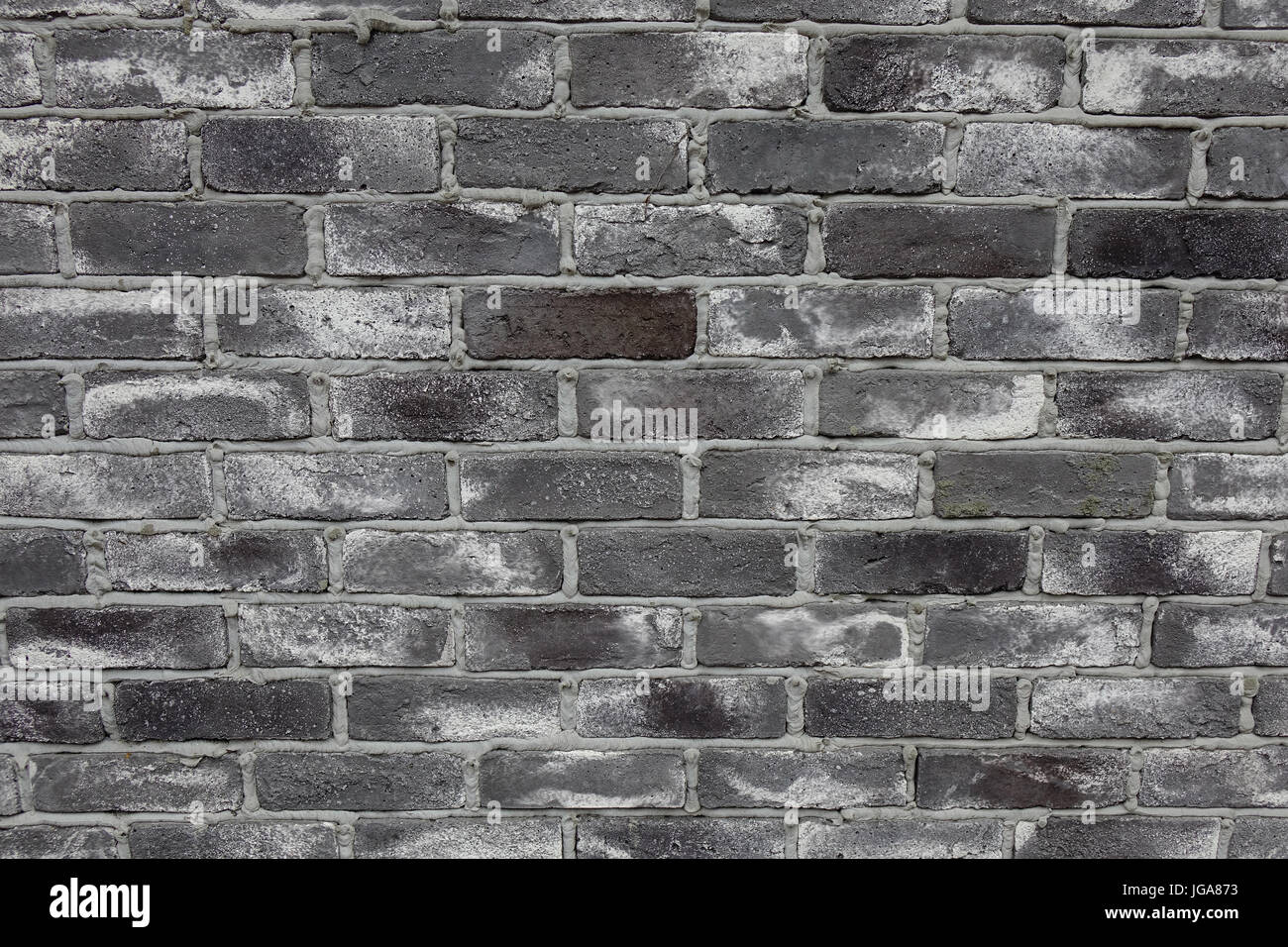 Brick wall of the old Japanese temple at sunny day. Close up Stock ...