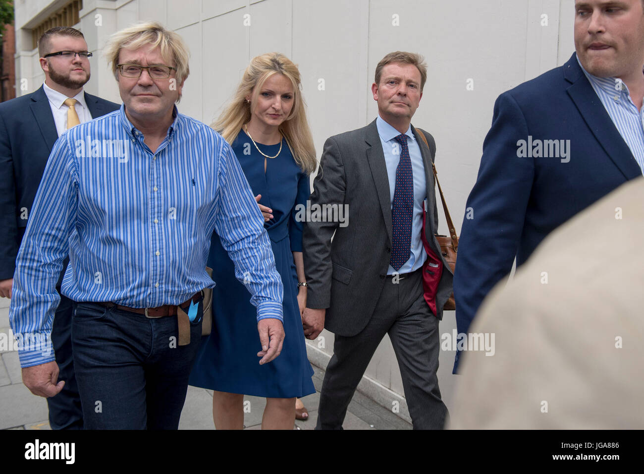 Conservative MP Craig Mackinlay, with his wife Kati Mackinlay, (both ...