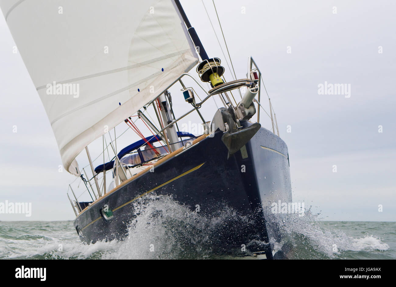 Boat sail boat hi-res stock photography and images - Alamy