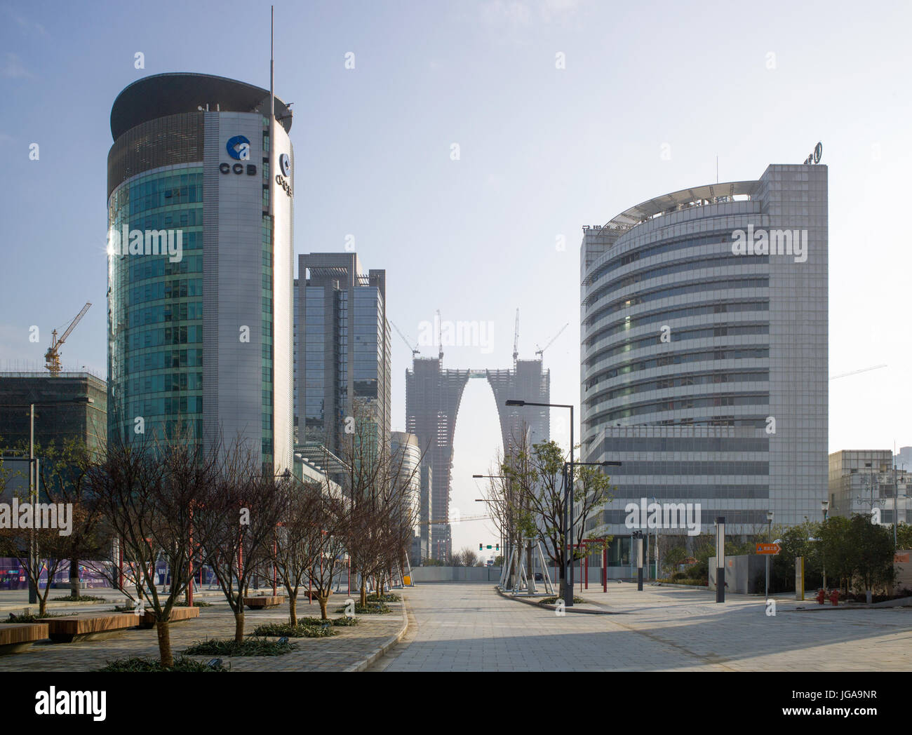 High rise building suzhou industrial park park hi-res stock photography ...