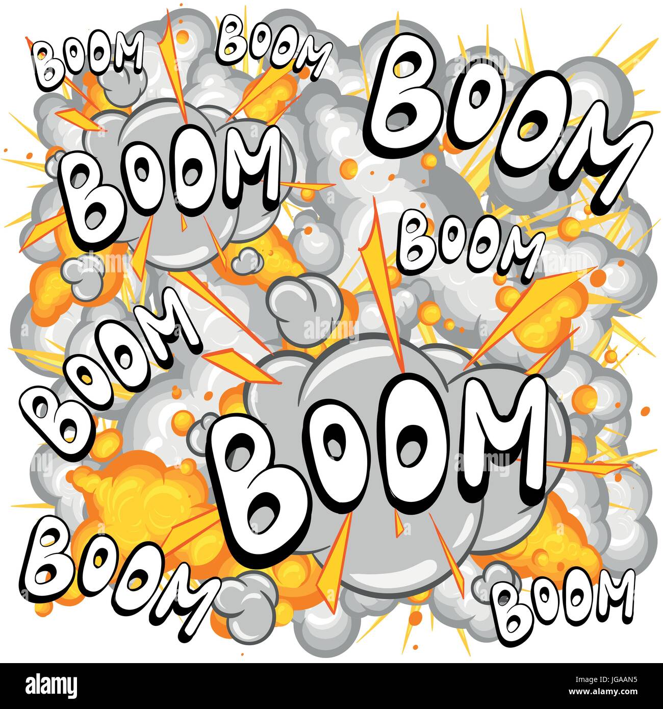 BOOM Comic speech bubble cartoon,vector illustration Web site page and ...