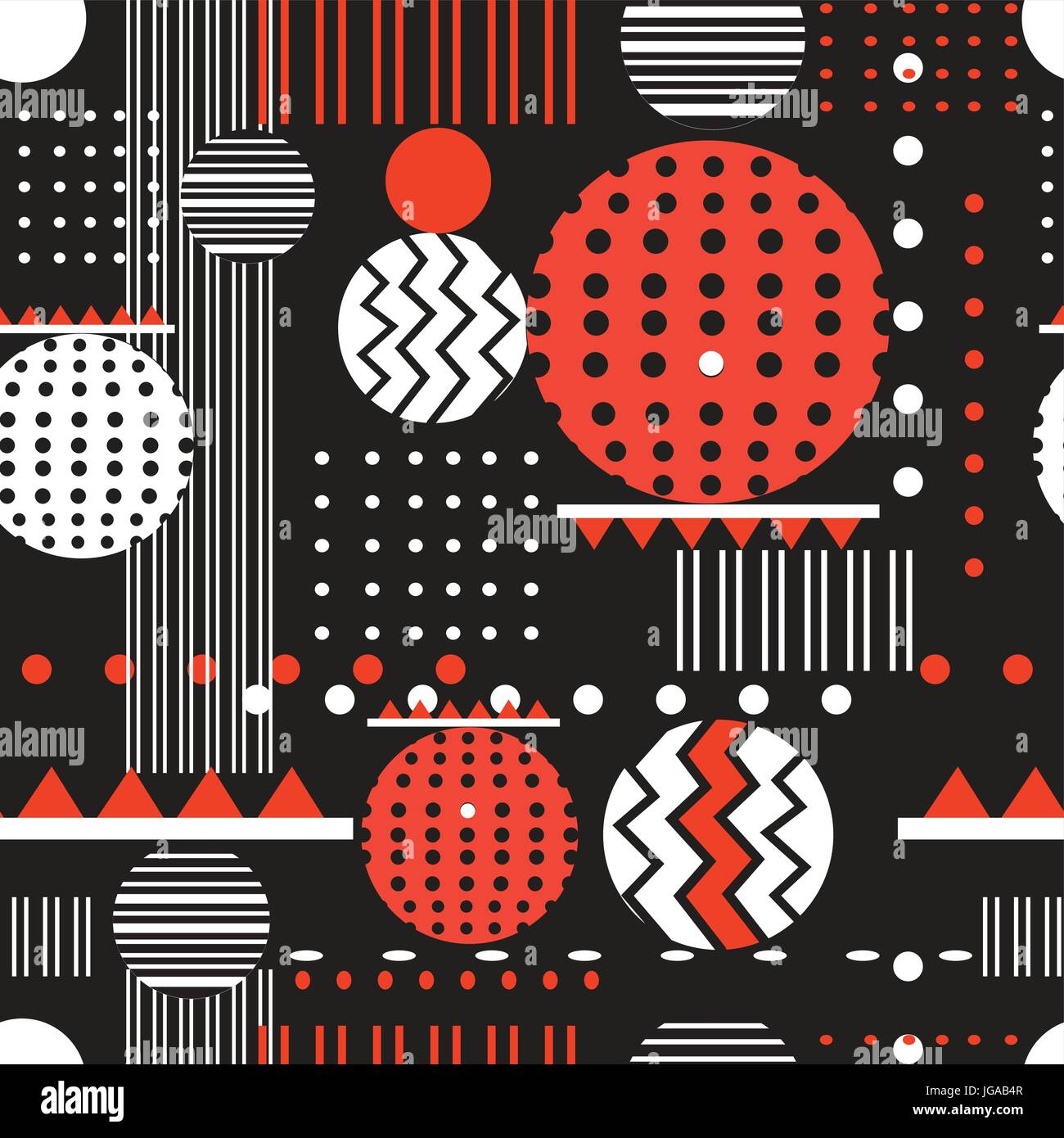 Seamless geometric graphic pattern Stock Vector Image & Art - Alamy