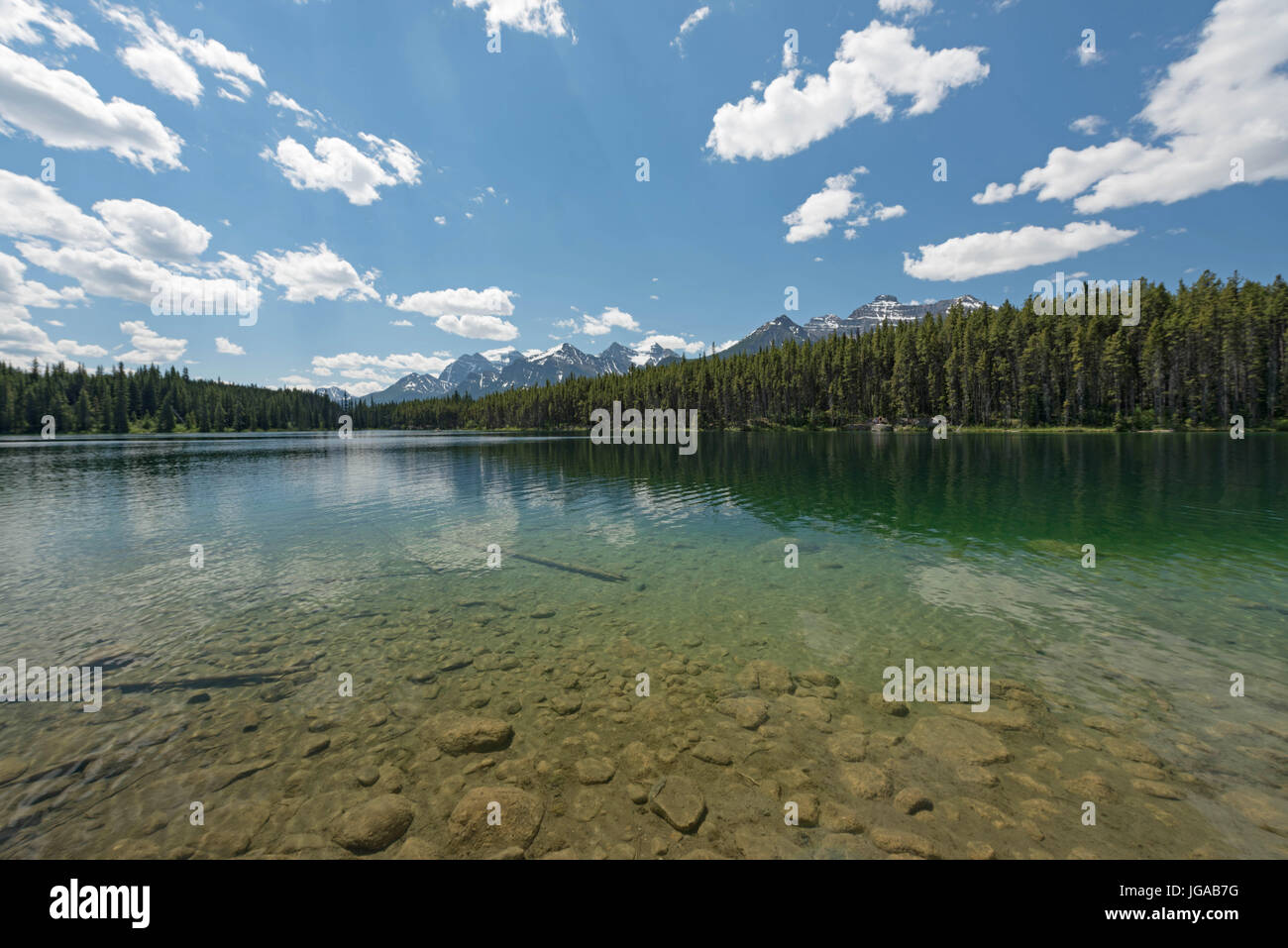 Herbert Lake, Banff National Park. Canada Stock Photo - Alamy