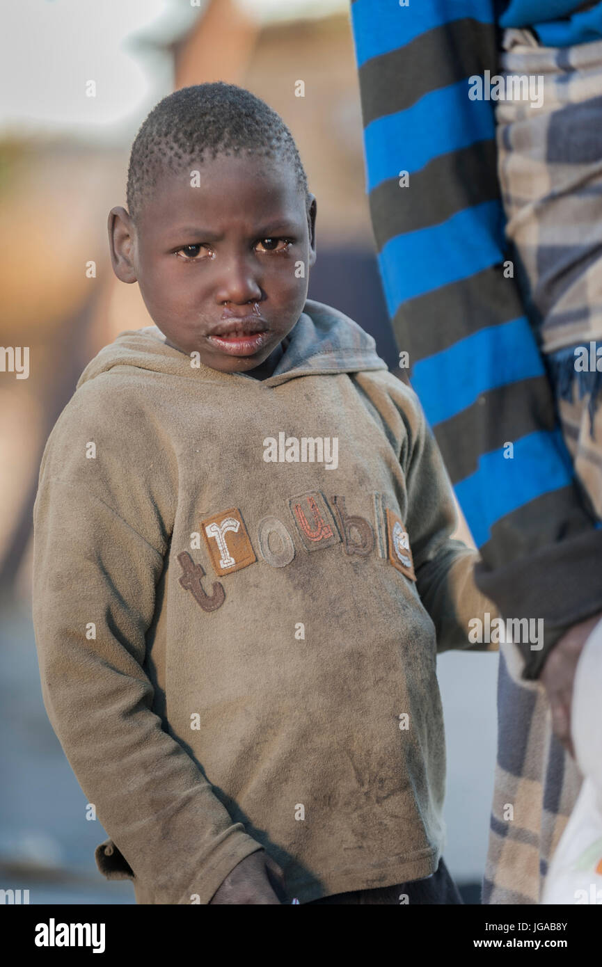 poor boy main botswana Stock Photo - Alamy