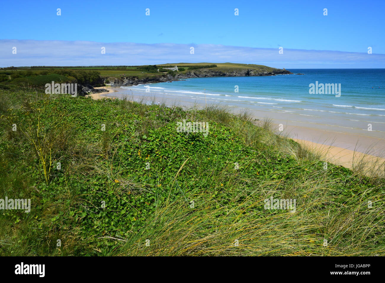 Harlyn bay, near Padstow, North Cornwall, England, UK Stock Photo - Alamy