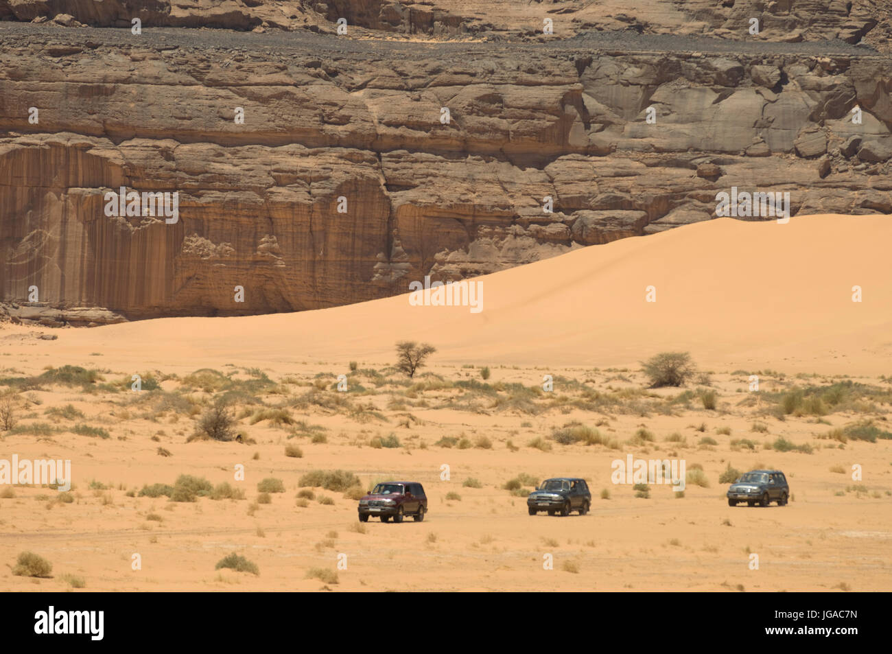 Wadi Teshuinat, Akakus, Sahara desert, Fezzan, Libya Stock Photo - Alamy