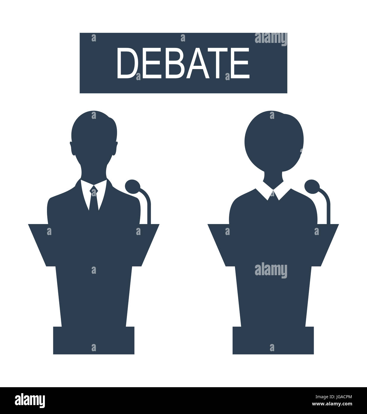 Speaking from tribune hi-res stock photography and images - Alamy