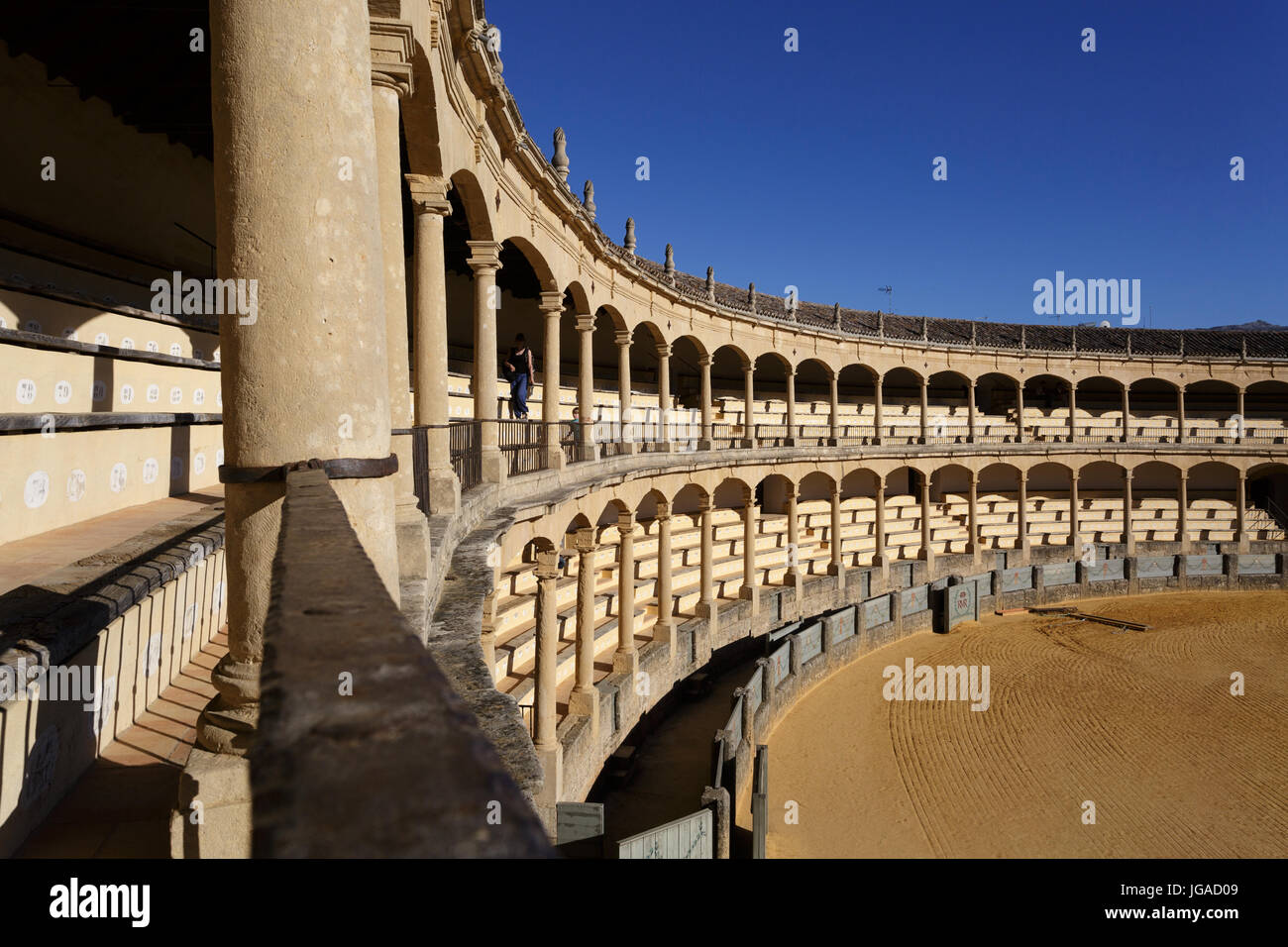 Plaza de toros de Ronda, bullfinght arena, Andalusia, Spain Stock Photo ...