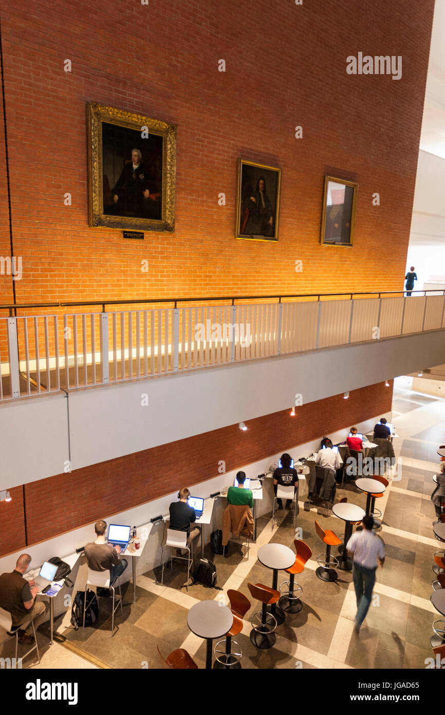 Readers at The British Library, national library of the United Kingdom ...