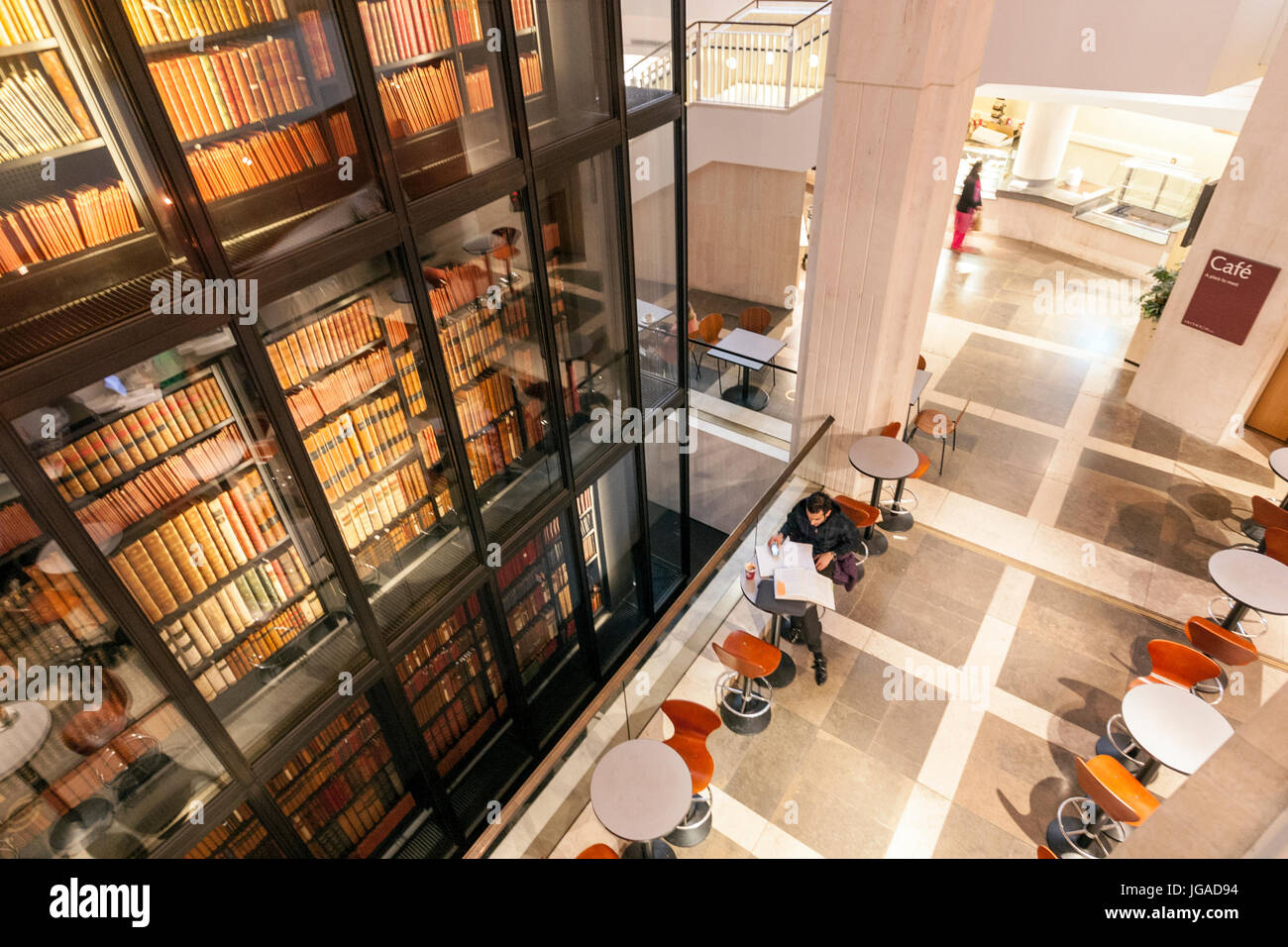 Readers at The British Library, national library of the United Kingdom ...