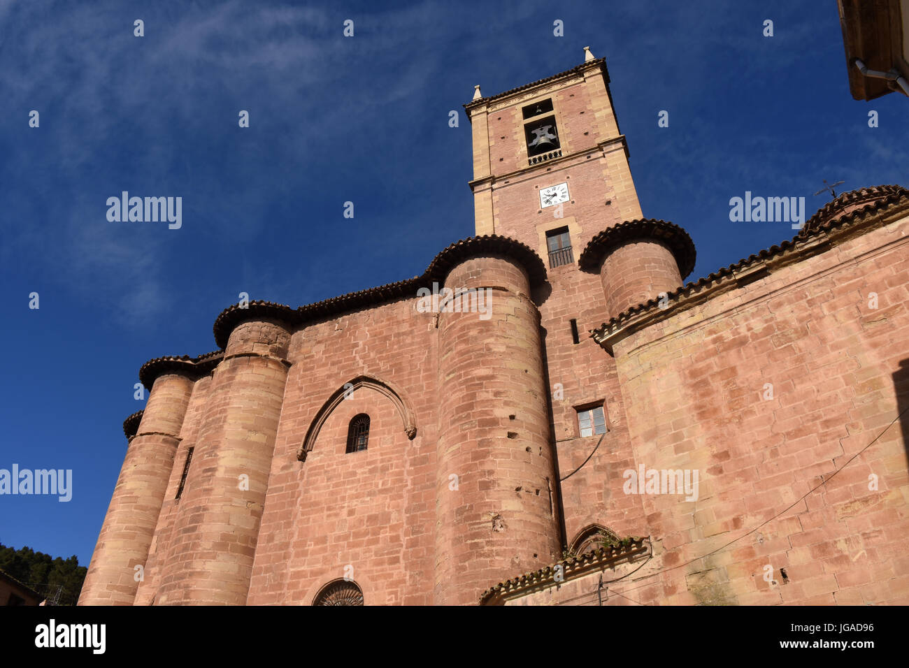 Santa Maria La Real Monastery, Najera, Way of St. James. La Rioja ...
