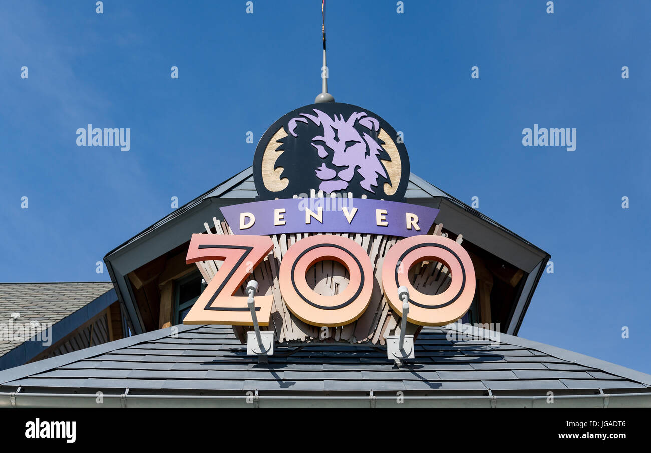 Denver Zoo Sign Stock Photo - Alamy