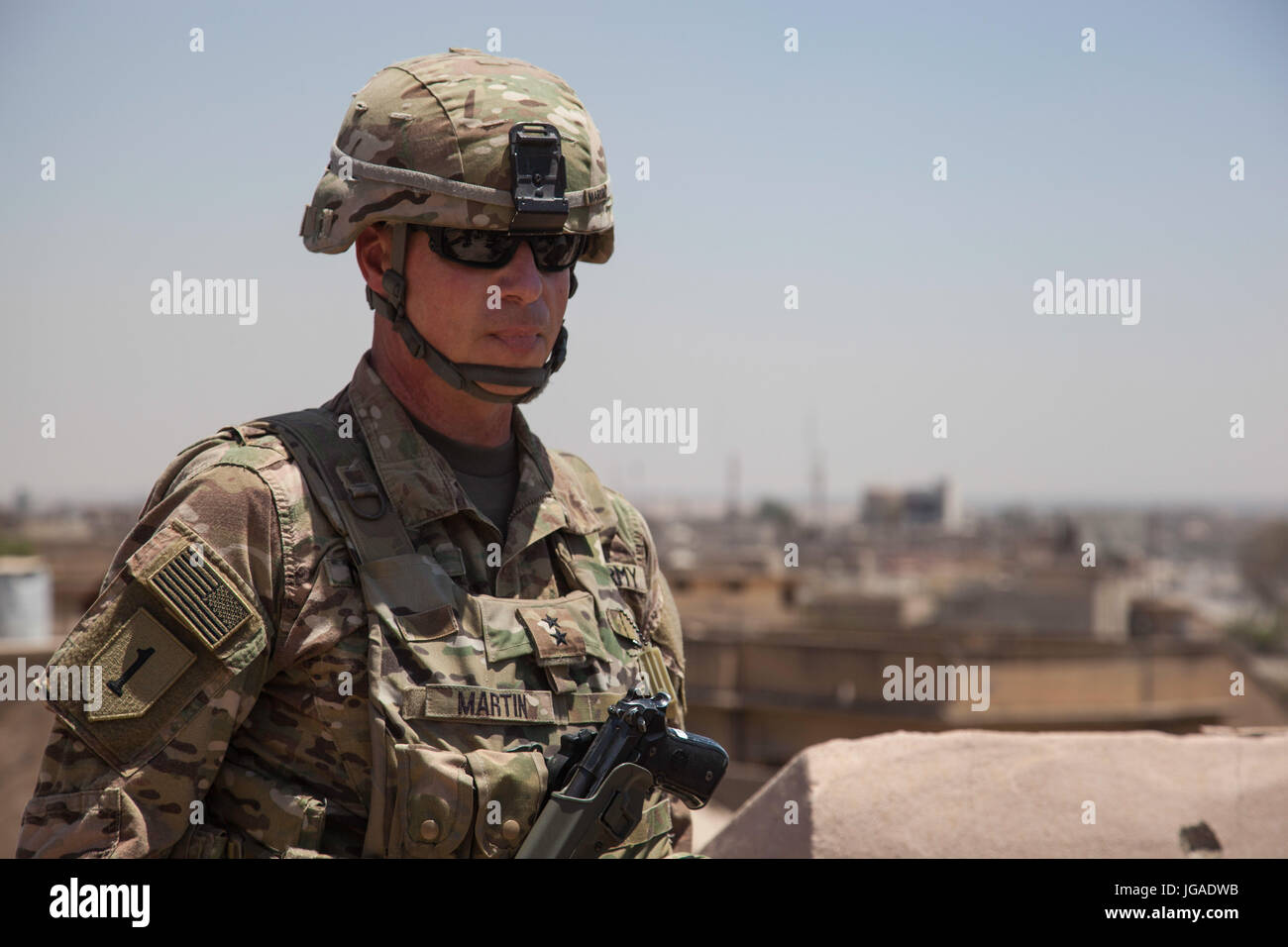 U.S. Army Maj. Gen. Joseph Martin, commanding general of the Combined ...