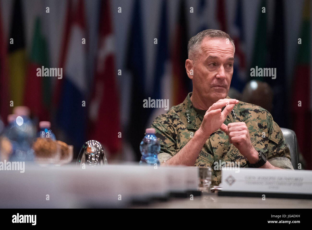 U.S. Marine Corps Gen. Joseph F. Dunford, Jr., chairman of the Joint Chiefs of Staff, visits U.S ...