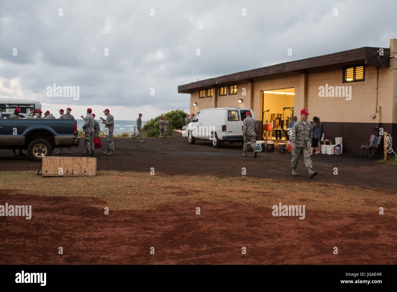 Ohio Air National Guard members from the 200th RED HORSE Squadron (RHS ...