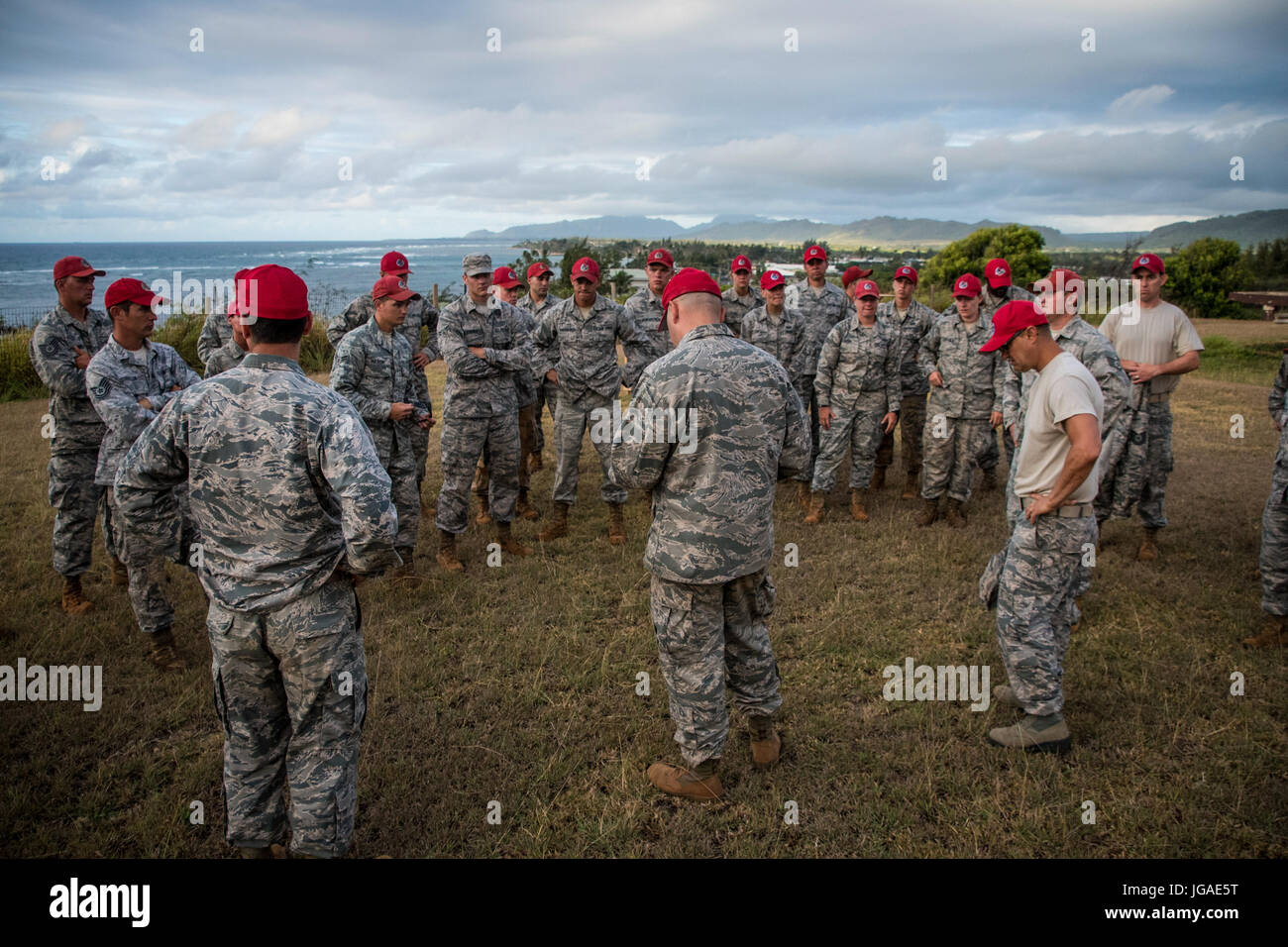 Ohio Air National Guard members from the 200th RED HORSE Squadron (RHS ...