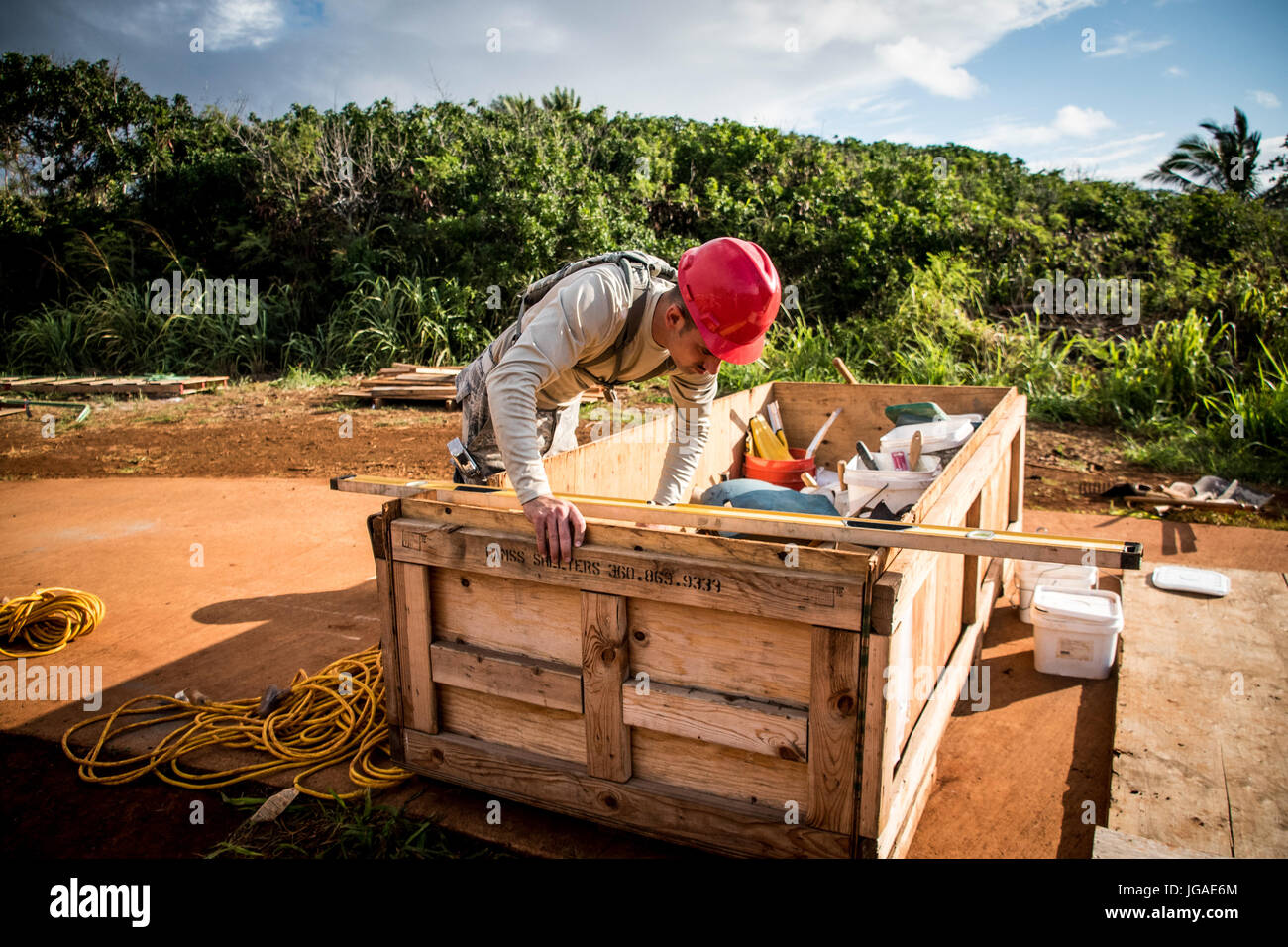 Technical Sgt. Alex Sorgenfrei from the 200th RED HORSE Squadron (RHS ...
