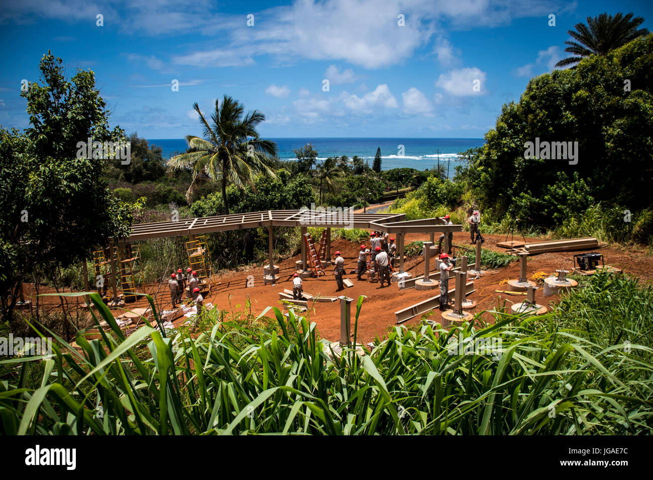 Ohio Air National Guard members from the 200th RED HORSE Squadron (RHS ...