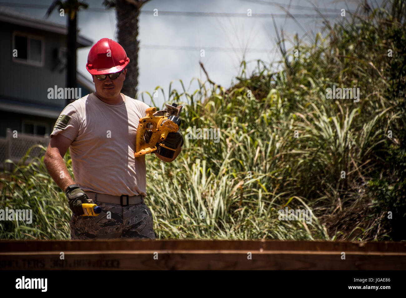 Technical Sgt. Christopher Washington from the 200th RED HORSE Squadron ...