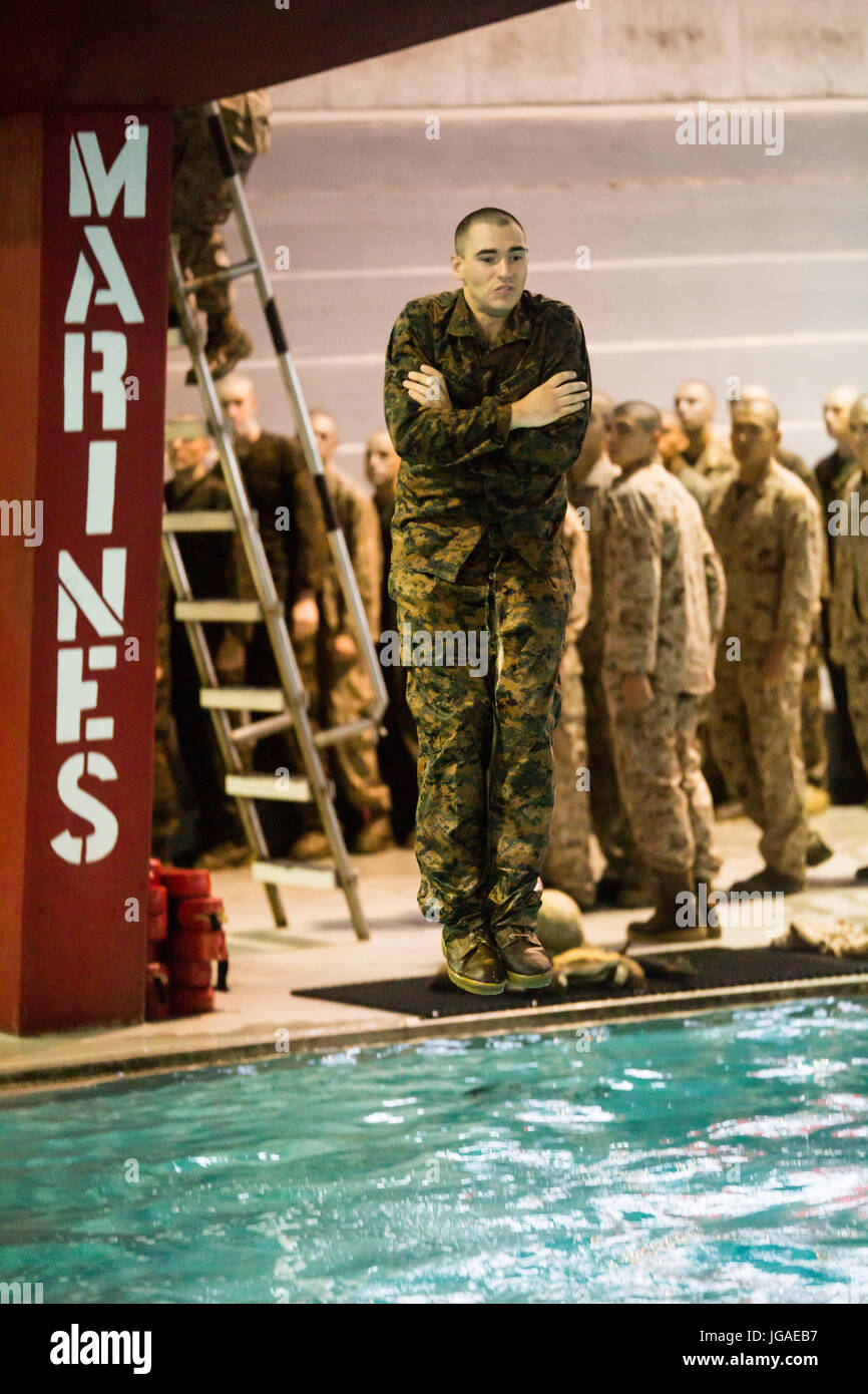 U.S. Marine Corps Rct. Tyson Bouseious, Platoon 3061, India Company ...