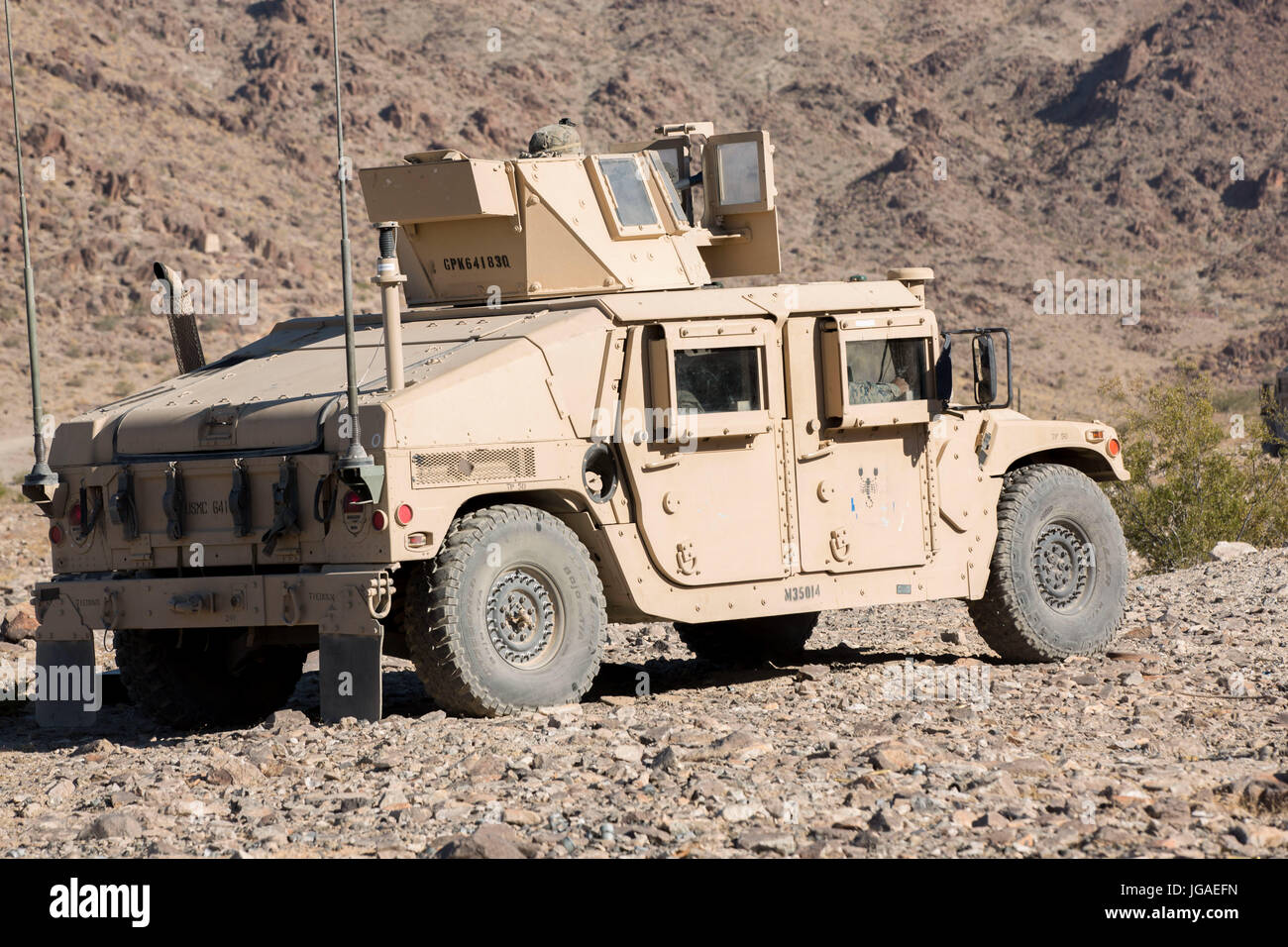 A high mobility multipurpose wheeled vehicle with Combined Anti Armor ...