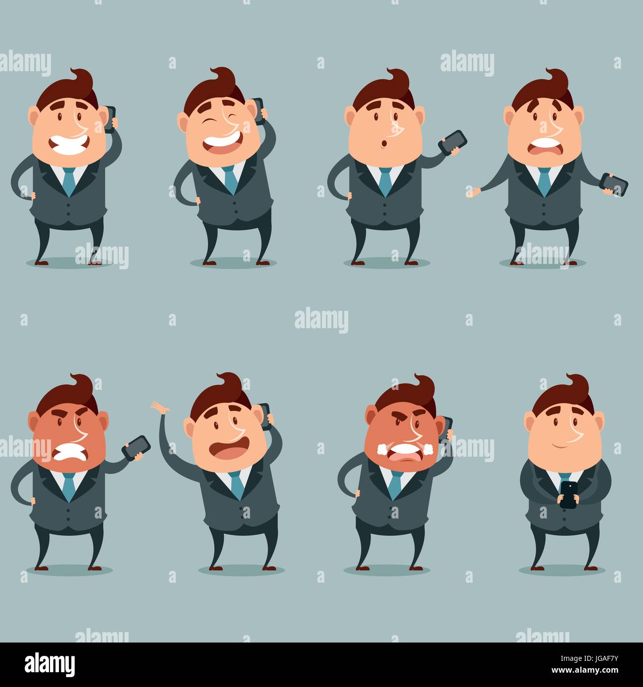 Flat illustration phone Stock Vector Images - Alamy
